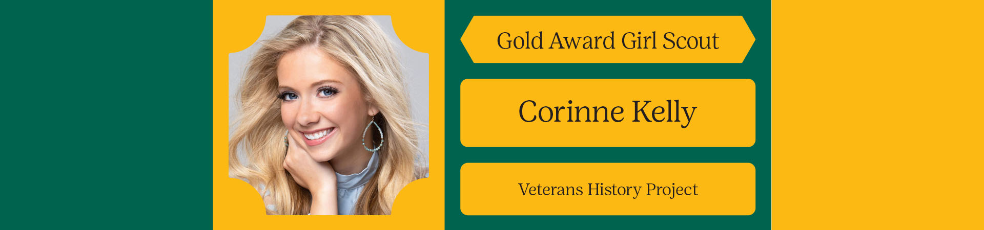 Gold Award Girl Scout works to preserve veterans stories | GSGWM